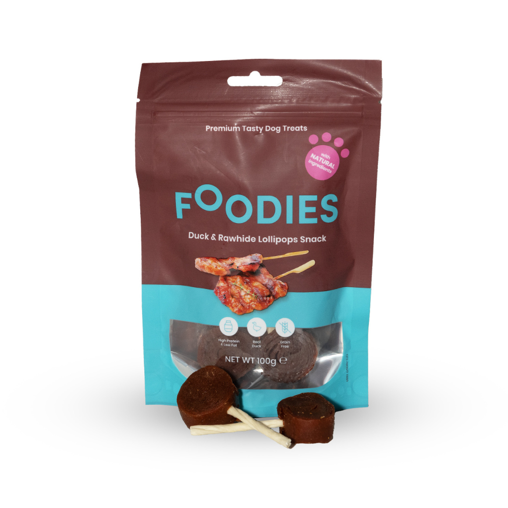 חטיף FOODIES סוכריות ברווז ועור בקר 100 גרם - Bax